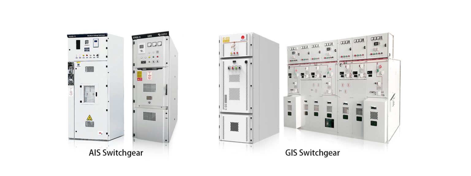 What is the difference between AIS switchgear and GIS switchgear?